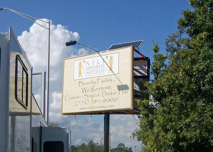 Commercial LED Solar Billboard Lighting Projects Overview