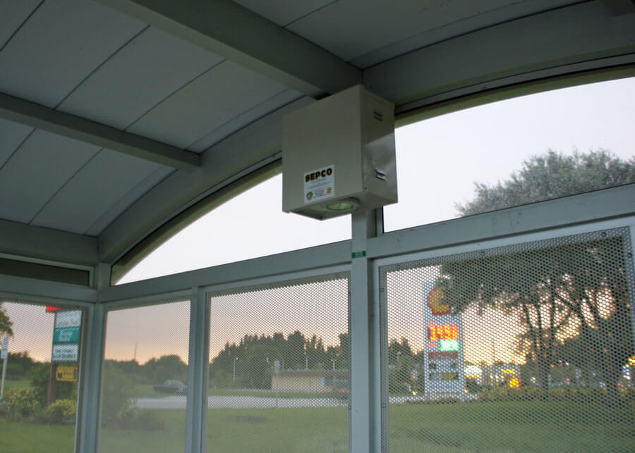 Solar Powered LED Bus Stop & Bus Shelter Lighting Systems